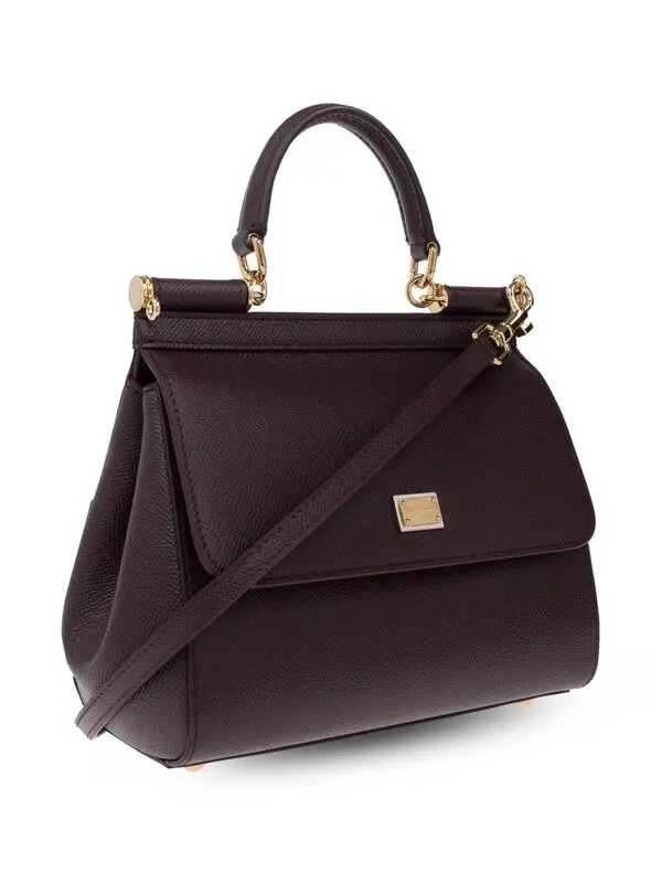 Dolce & Gabbana Small Sicily Tote Bag - Red
