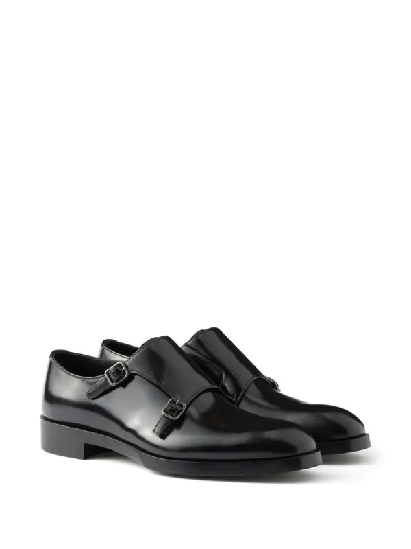 Prada Patent-finish Mink Shoes