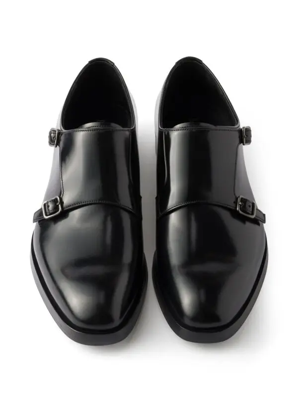 Prada Patent-finish Mink Shoes
