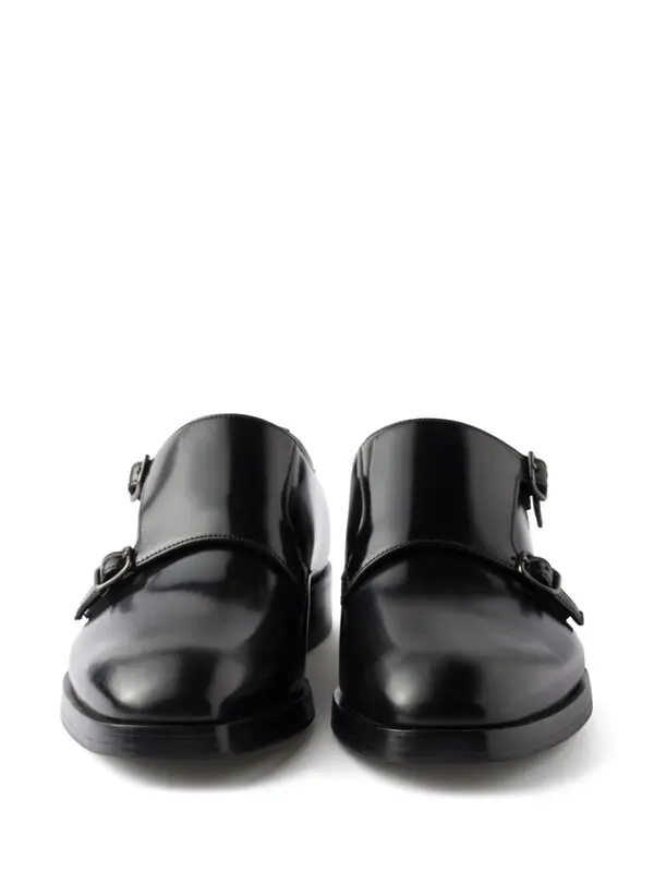Prada Patent-finish Mink Shoes