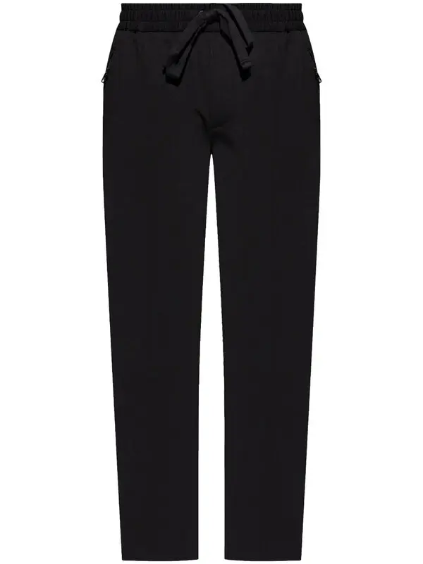 Dolce & Gabbana Cotton Track Pants - Black