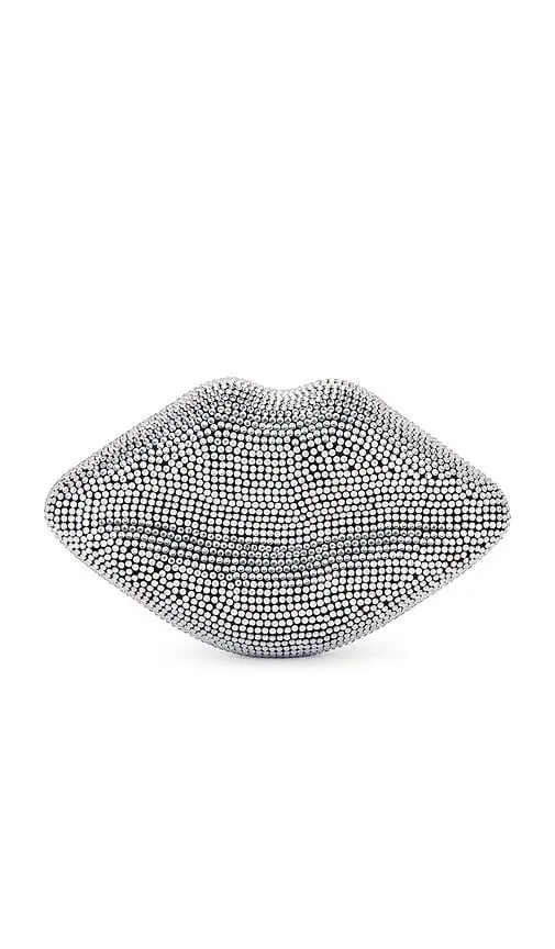 SIMONMILLER Crystal Lip Clutch