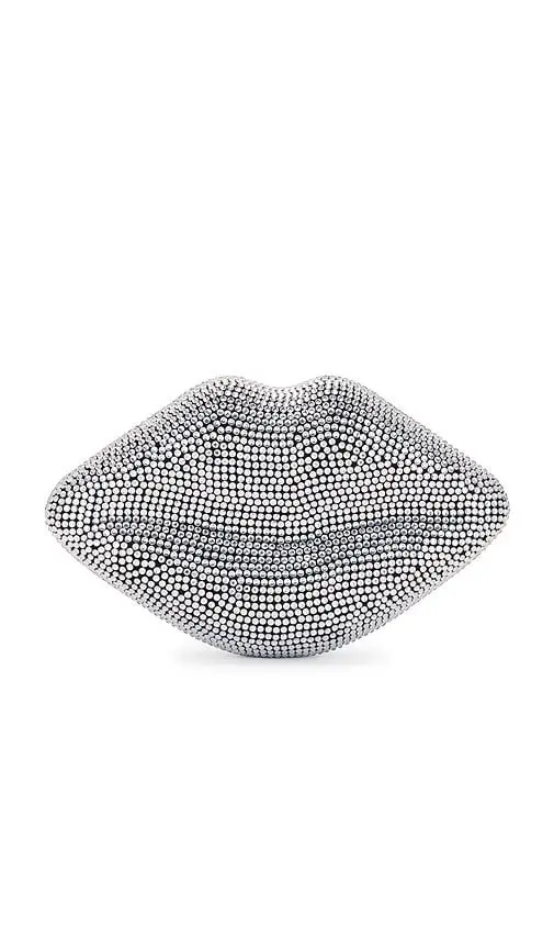 SIMONMILLER Crystal Lip Clutch