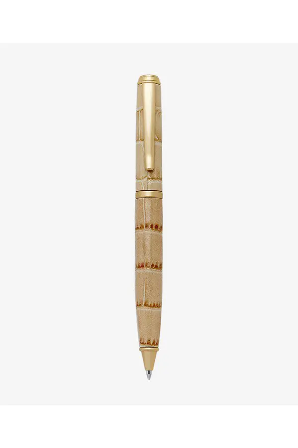 Gigi New York Leather Wrapped Pen - Gold