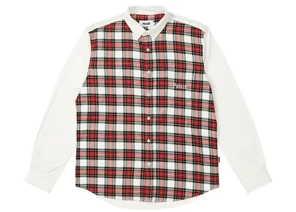 PALACE Check Panel Chambray Shirt