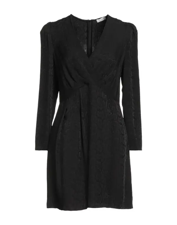 Sandro Mini Flared Jacquard Dress