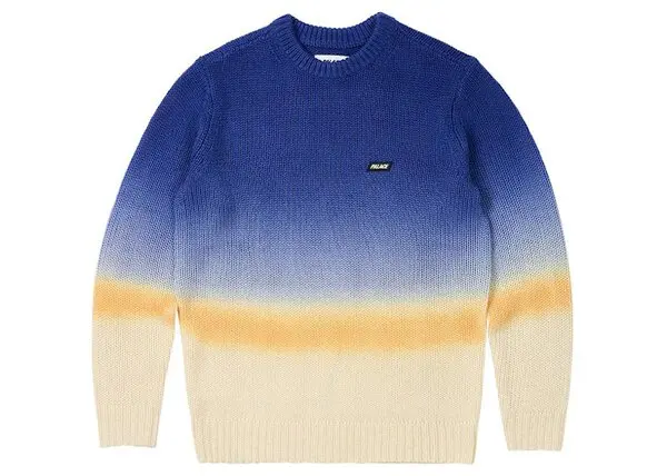 PALACE Gradient Dye Rib Knit