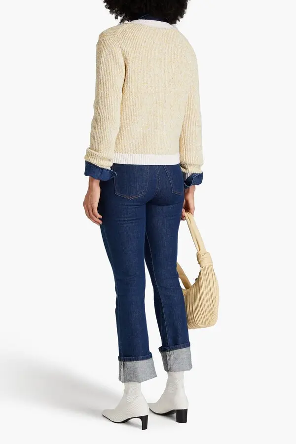 Simkhai Harris Marled Knitted Cardigan