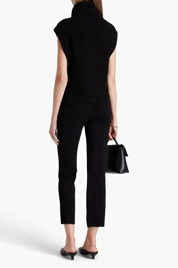 Simkhai Maple Ribbed Woolblend Turtleneck Vest
