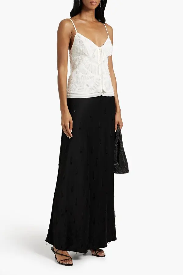 Simkhai Kade Beaded Maxi Skirt