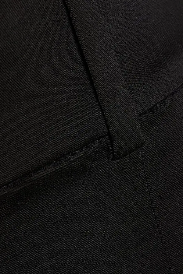 Simkhai Kyra Satin Wide Leg Pants - Black