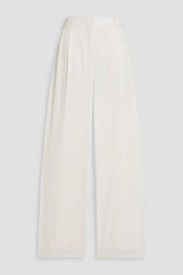 Simkhai Leroy Twill Wide-leg Pants - Ecru