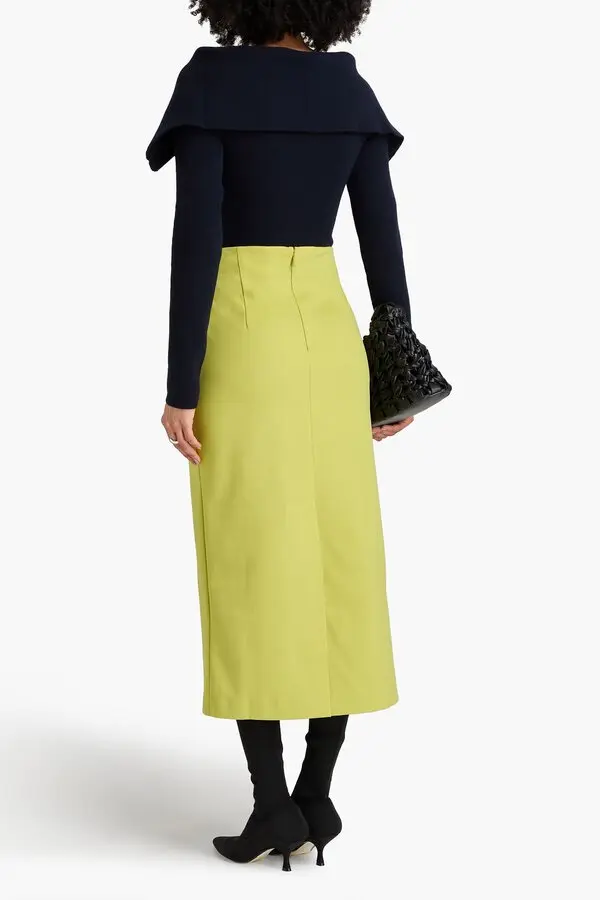 Tibi Jersey Midi Skirt