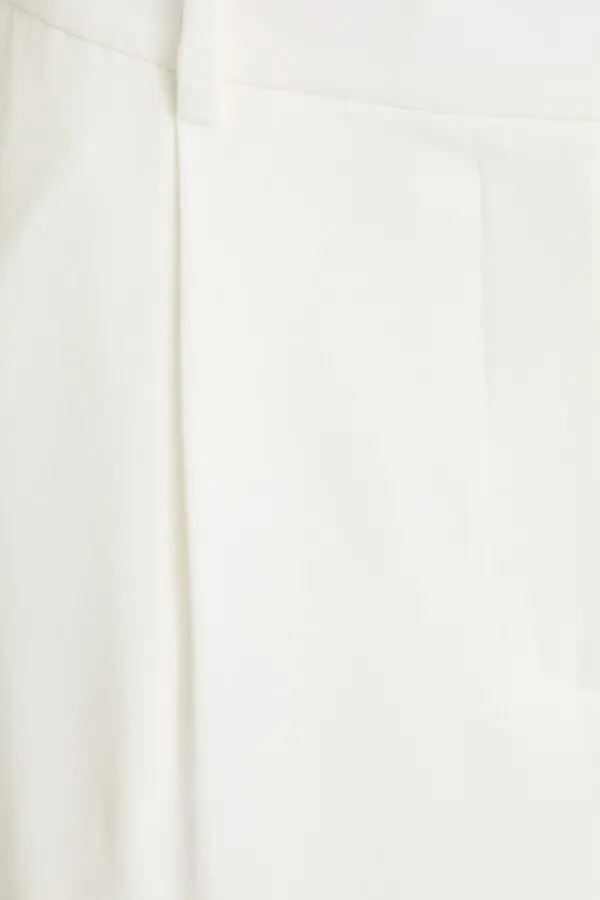 Simkhai Novia Pleated Straight-leg Pants - Ivory