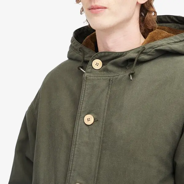 Visvim Wealdan Coat In Olive - 42% Off | Editorialist