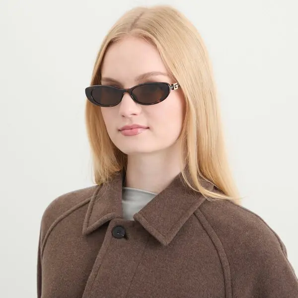 Gucci G String Sunglasses - Havana/brown