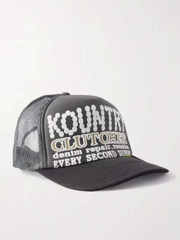Kapital Kountry Pearl Clutcher Trucker Cap - Gray