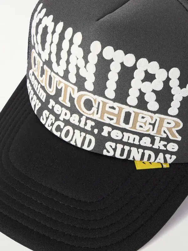 Kapital Kountry Pearl Clutcher Trucker Cap - Gray | Editorialist
