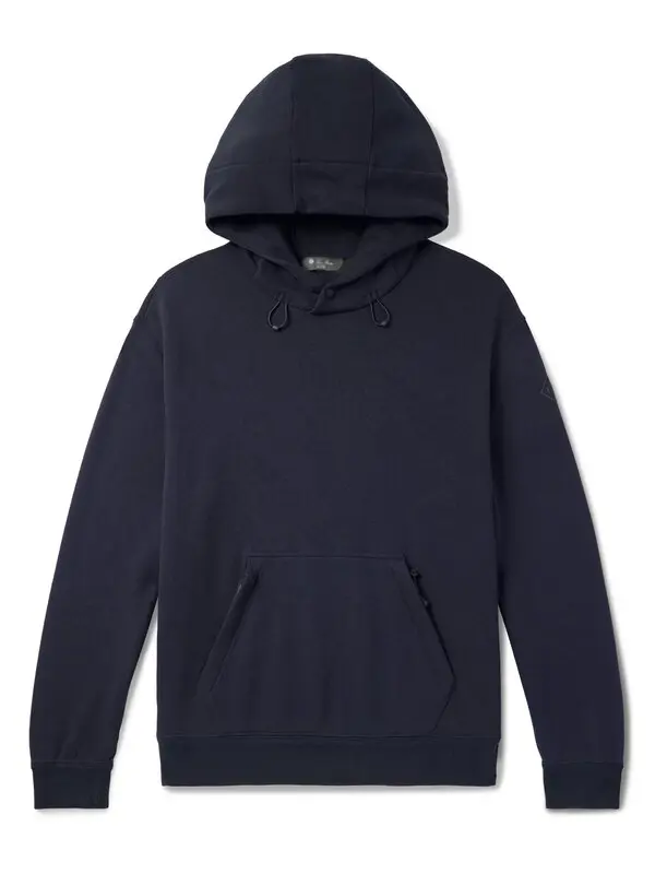 Loro Piana - Loro Piana Vogel Cotton And Cashmere-Blend Jersey Hoodie