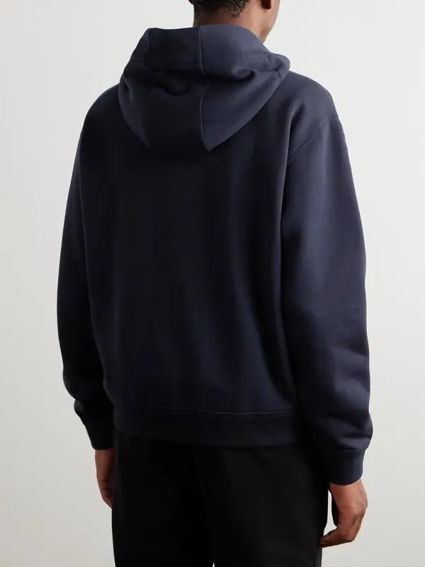 Loro Piana - Loro Piana Vogel Cotton And Cashmere-Blend Jersey Hoodie