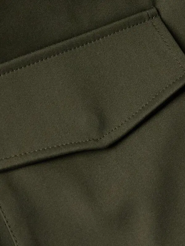 Loro Piana Traveller Logo-appliquéd Bristol Clima System 3l Wool-blend Hooded Field Jacket - Green