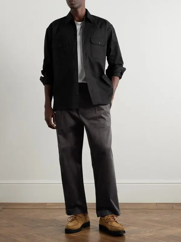 GHIAIA Cotton-twill Shirt