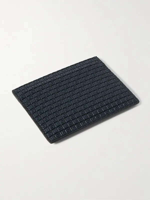 SERAPIAN Leather And Stepan Coated-canvas Cardholder