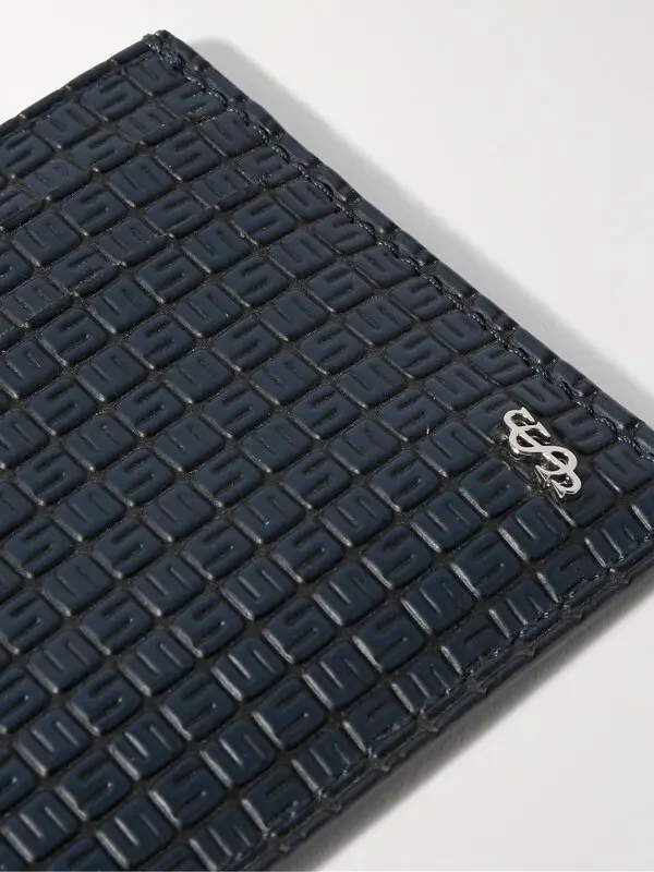 SERAPIAN Leather And Stepan Coated-canvas Cardholder