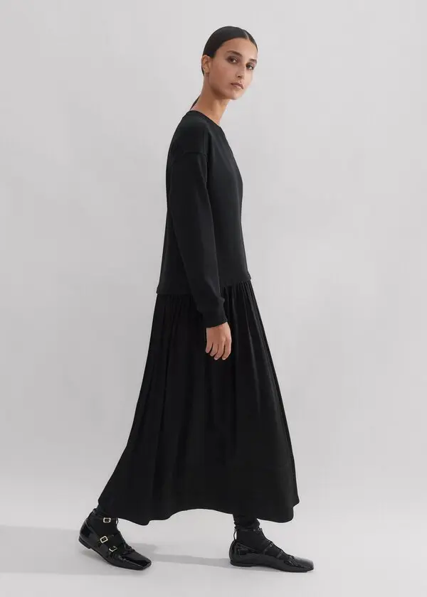 sweatshirt maxi dress Z Supply Women's Aspen  Saint Bernard Machine wash cold or dry clean Safuny Women Hooded Maxi Dress
