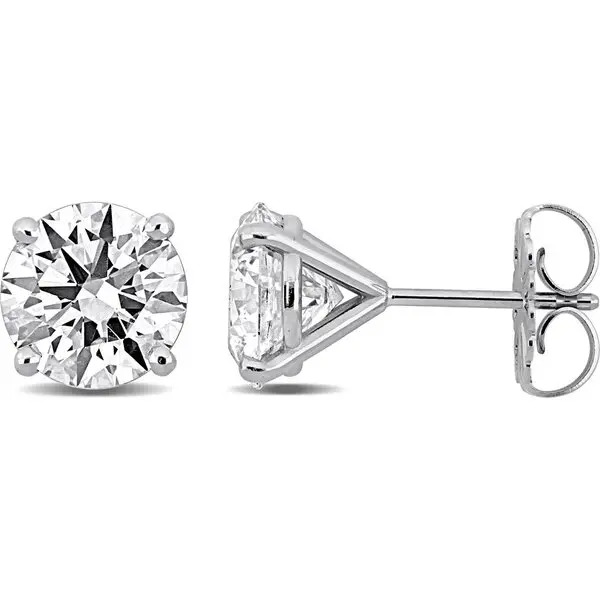 JULIANNA B. 4 Ctw Lab-grown Diamond Earrings - White Gold