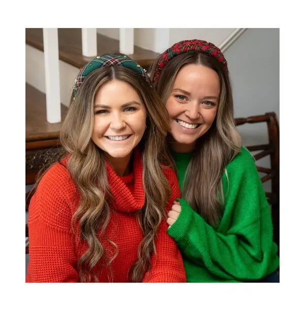 Tasha Green & Pink Braided Headbands (2) Headband Hairstyle with Double Braids | TikTok main image 3