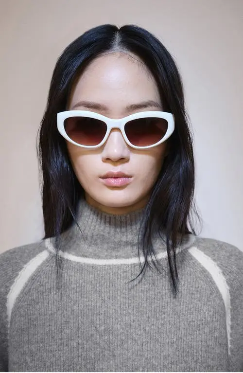 Mango Contrast Detail Turtleneck Sweater