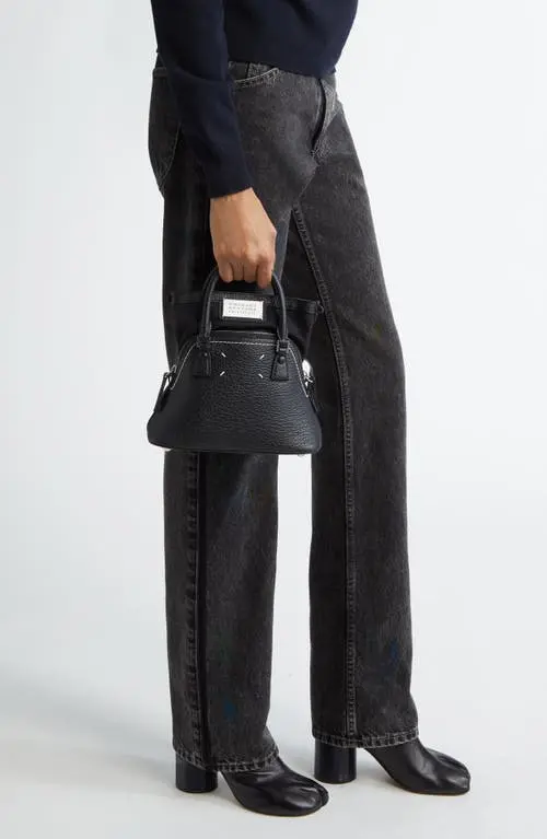 MAISON MARGIELA Micro 5ac Classique Top Handle Bag - Black