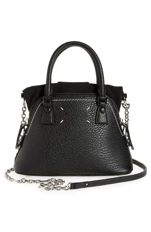 MAISON MARGIELA Micro 5ac Classique Top Handle Bag - Black