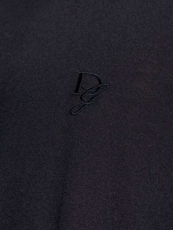 Dolce & Gabbana Logo-embroidered Sweater - Blue