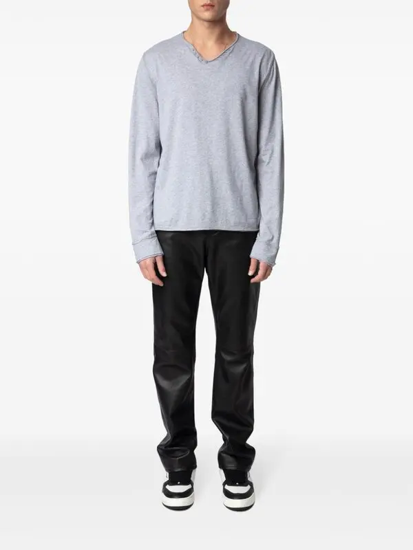 Zadig&Voltaire Monastir Long-sleeve T-shirt - Grey