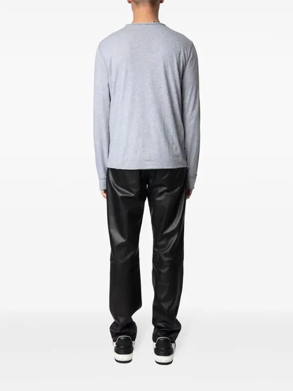 Zadig&Voltaire Monastir Long-sleeve T-shirt - Grey