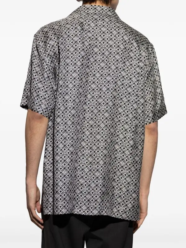 Dolce & Gabbana Geometric-pattern Shirt - Black