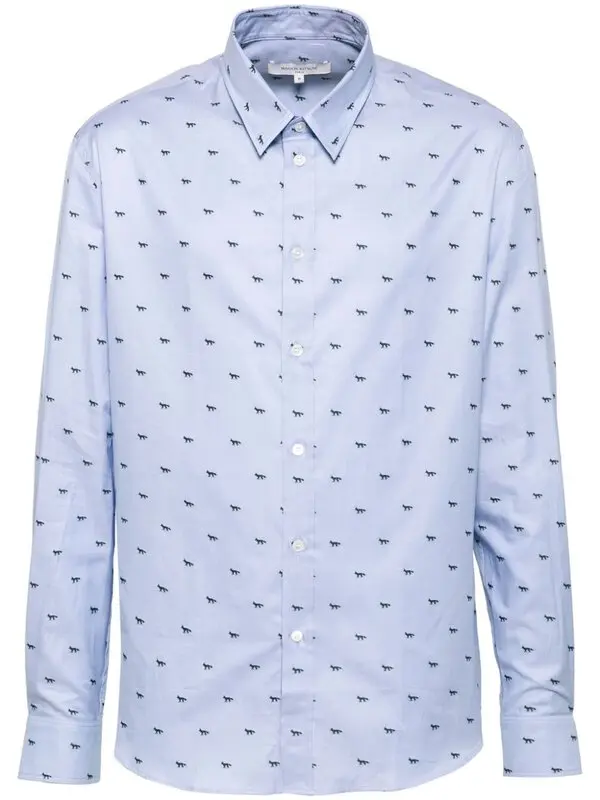 Maison Kitsuné Fox-print Shirt