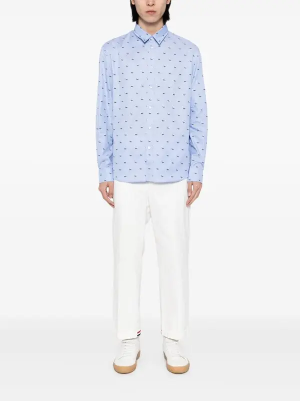 Maison Kitsuné Fox-print Shirt
