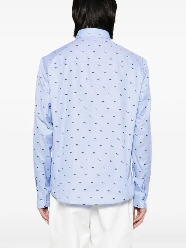 Maison Kitsuné Fox-print Shirt