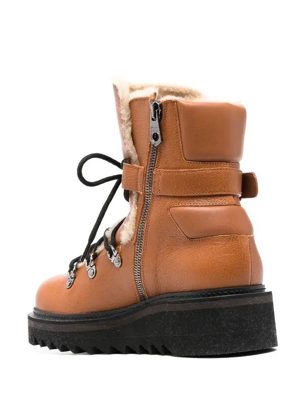 FERRAGAMO Elmo Shearling-lined Boots
