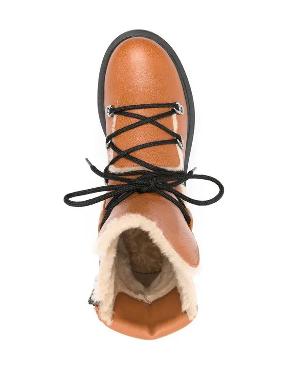 FERRAGAMO Elmo Shearling-lined Boots