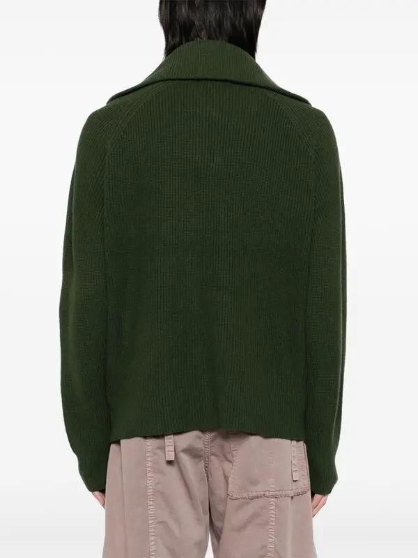 Maison Kitsuné Zip-collar Jumper
