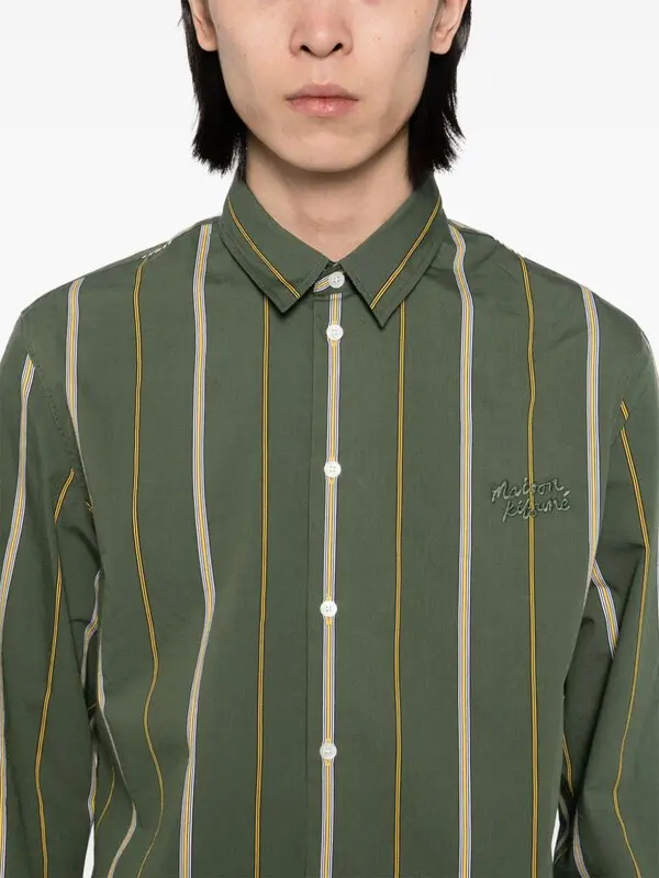 Maison Kitsuné Striped Shirt