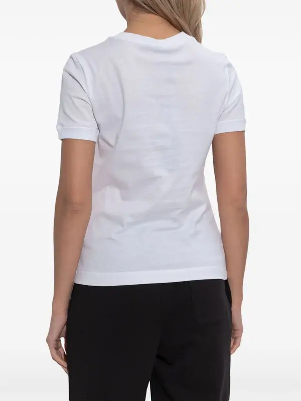 Dolce & Gabbana Embroidered Logo T-shirt - White