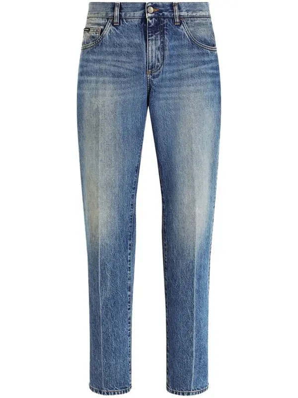 Dolce & Gabbana Straight-leg Jeans - Blue