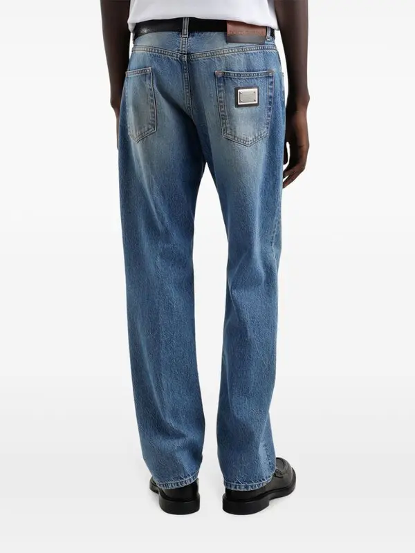 Dolce & Gabbana Straight-leg Jeans - Blue