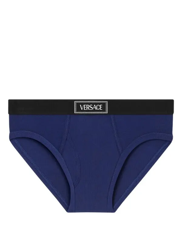 Versace 90s Logo Briefs - Blue