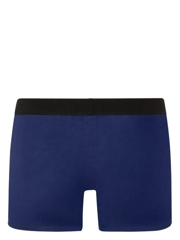 Versace 90s Logo Ribbed Long Boxers